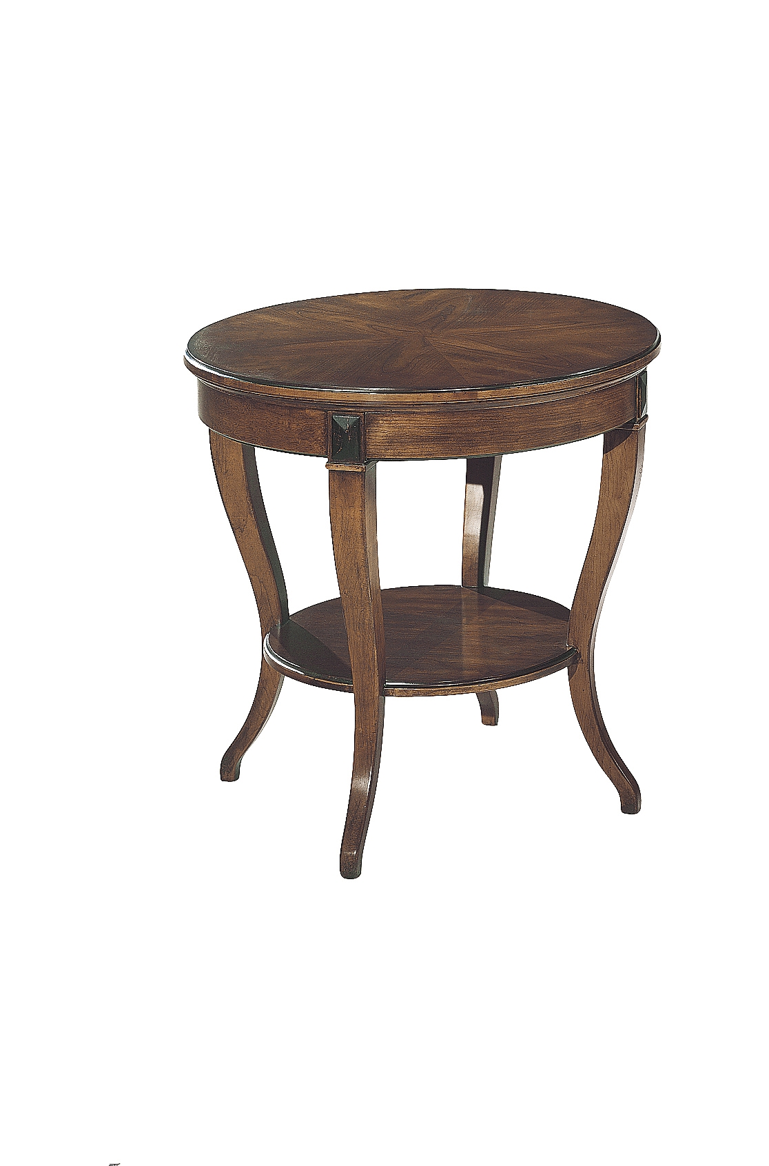 Round Klismos Lamp Table