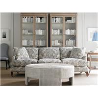 Wicker 48-Inch Round Cocktail Table